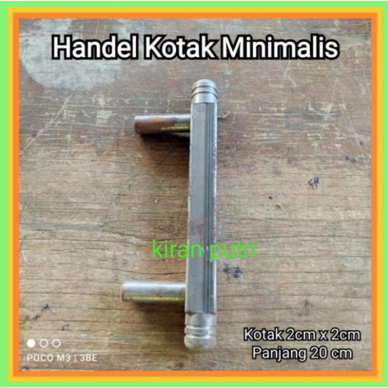 Jual handel pegangan gagang pintu pagar model kotak minimalis besi ...