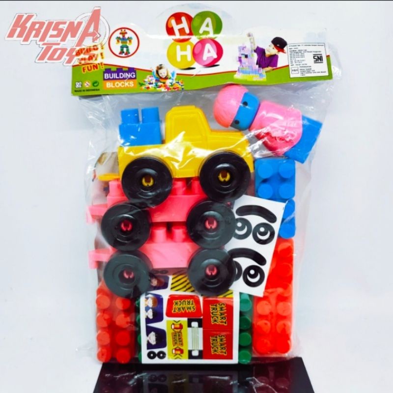 Jual MAINAN BALOK SUSUN/BRICK BUILDING BLOCKS | Shopee Indonesia