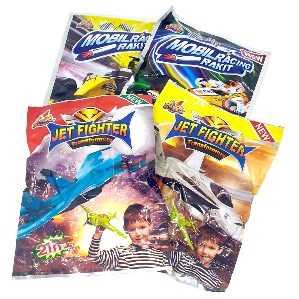 Jual Mainan rakit pesawat robot kecil kemasan plastik | Shopee Indonesia