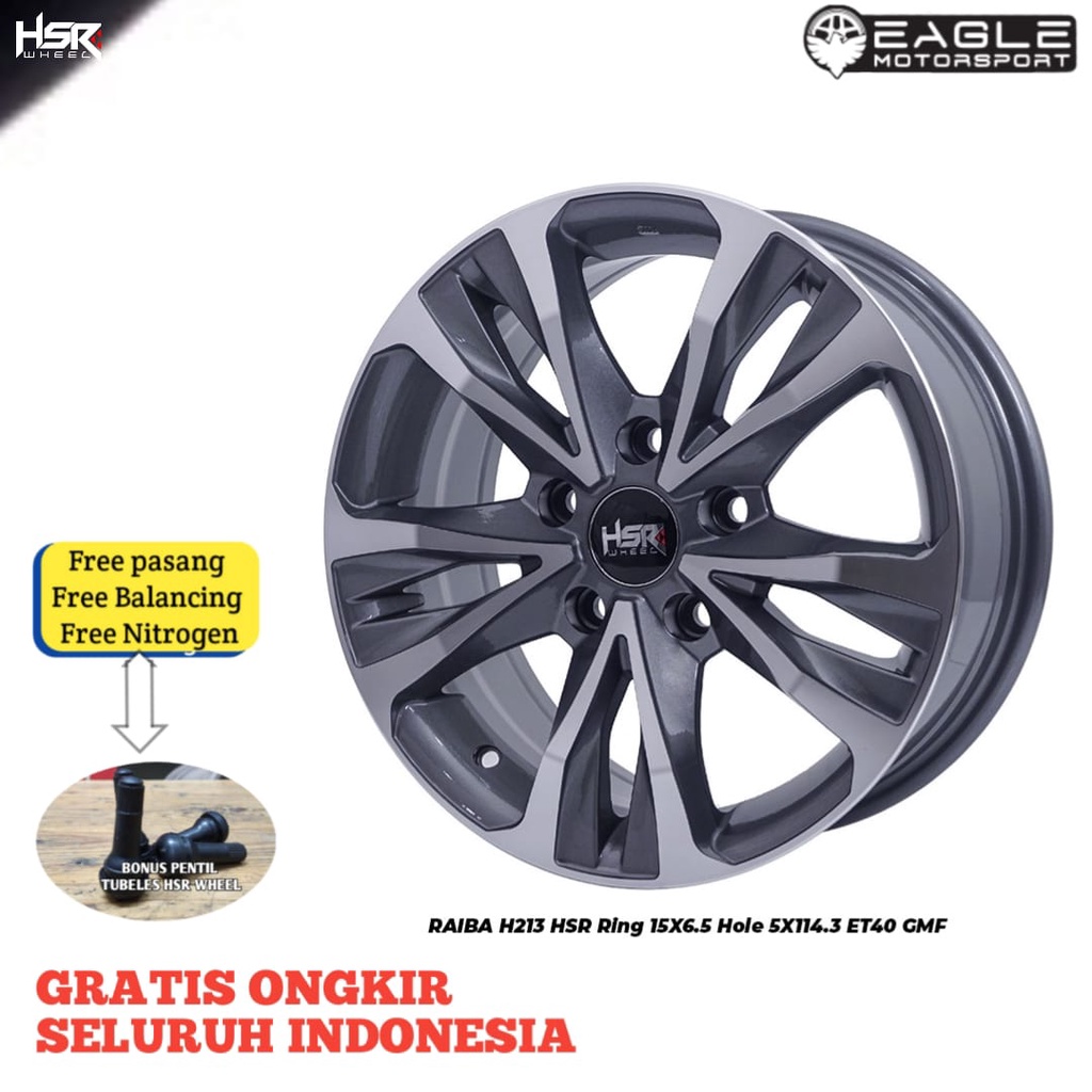 Jual Velg R15 HSR RAIBA Ring 15 Pelek Innova Xpander Terios Rush ...
