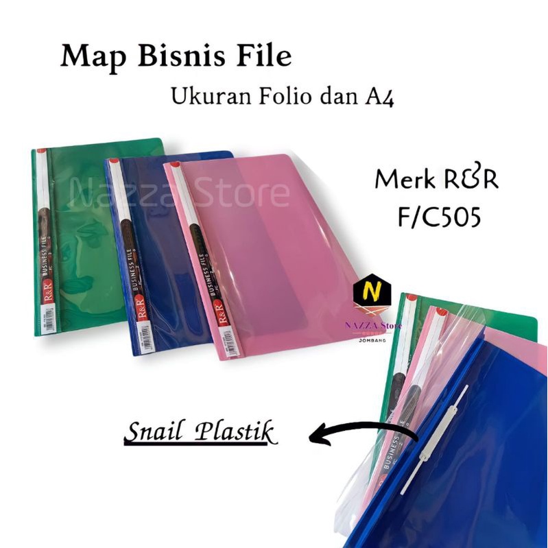 Jual R&R Map Bussines File Map Snail Plastik 1 pcs | Shopee Indonesia