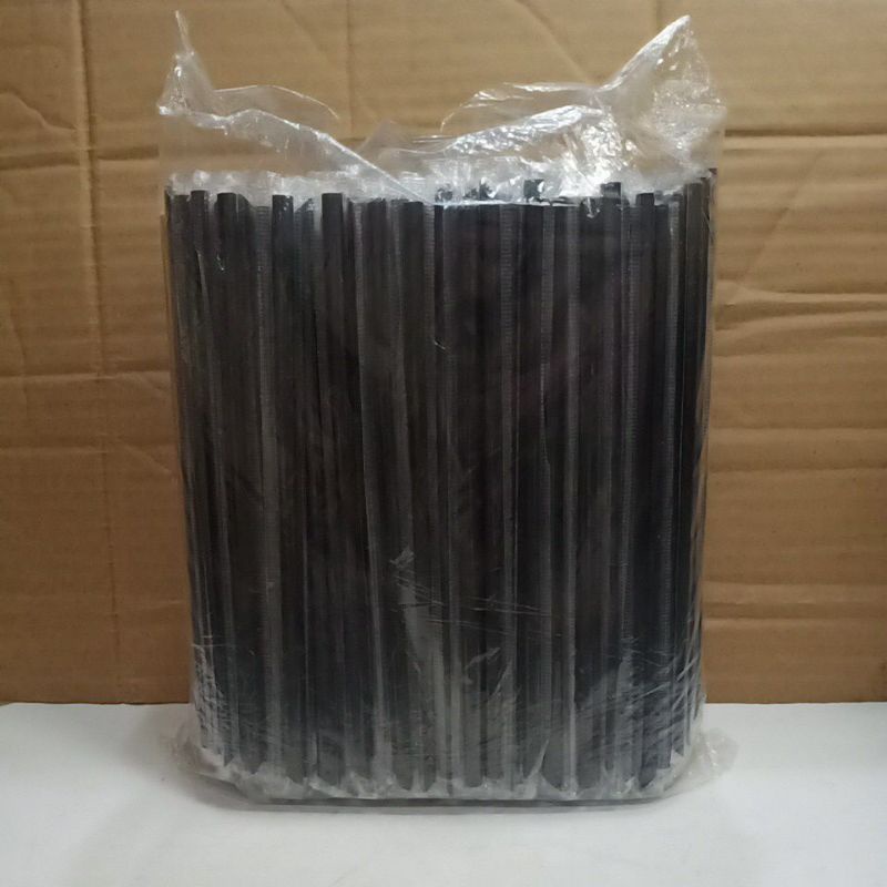 Jual Sedotan Steril / Sterile Straw Hitam 20 cm isi 250 pcs | Shopee ...