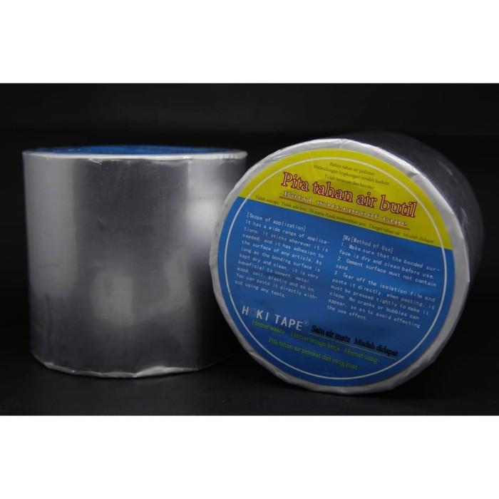 Jual Alumunium butyl tape plaster waterproofing 10 CM x 4 METER | Shopee Indonesia