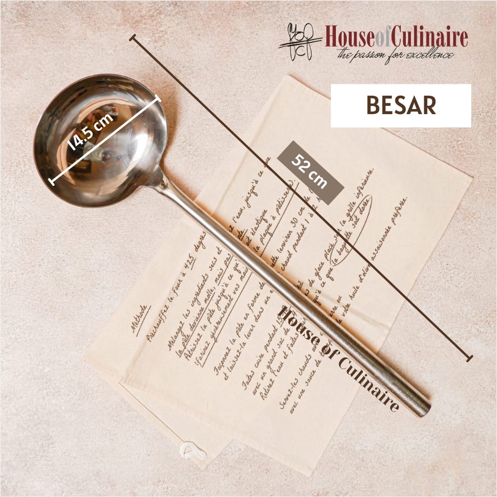 Jual Centong Stainless Jumbo Besar One Piece Ladle Sendok Kuah Sop ...