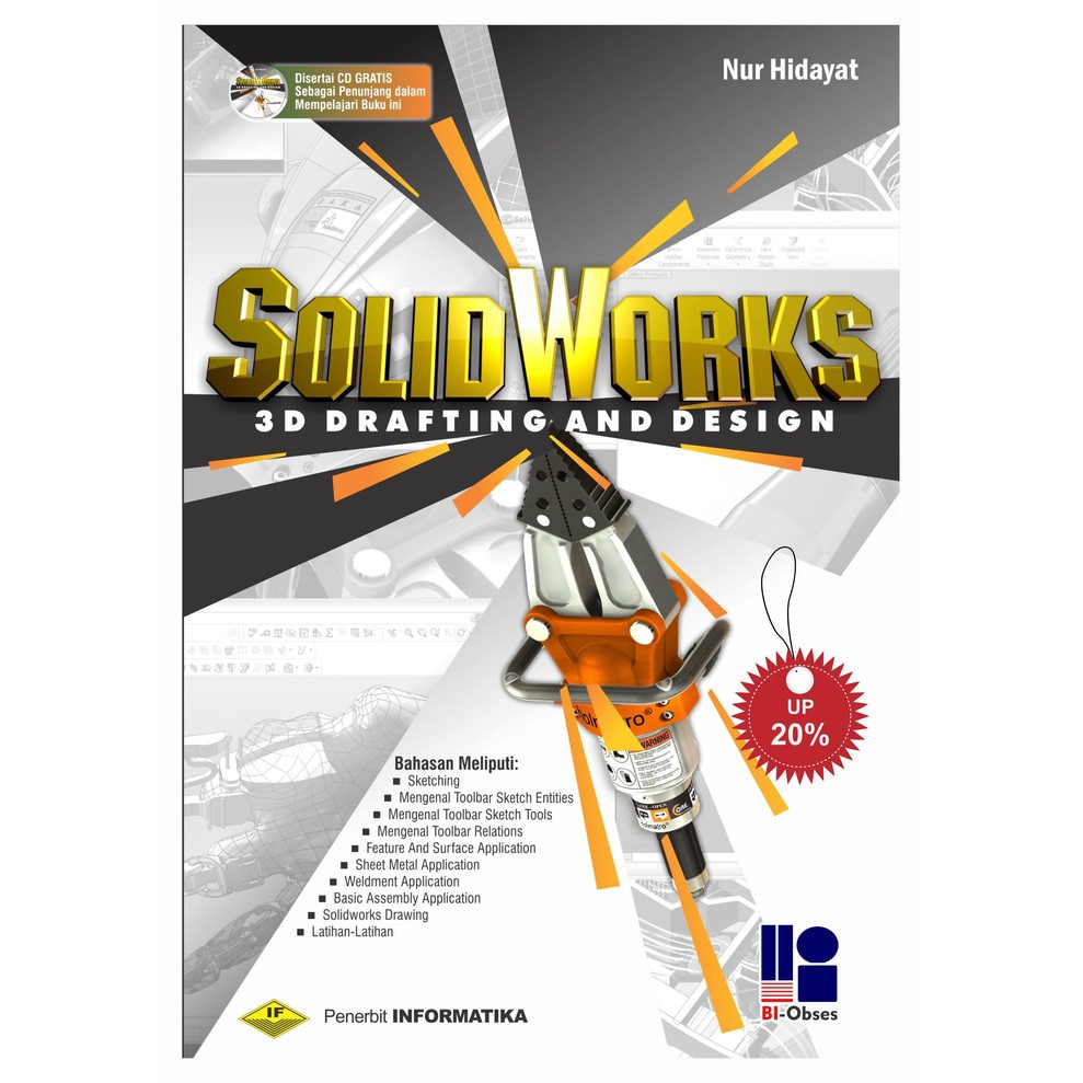Jual SOLID WORKS 3D DRAFTING AND DESIGN +CD | Shopee Indonesia