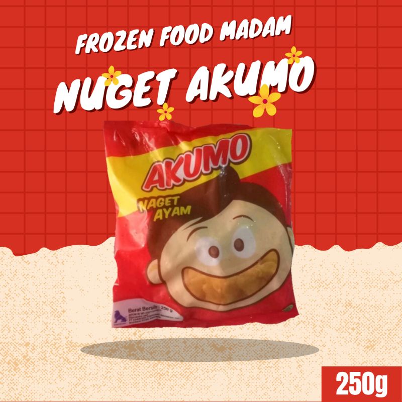 Jual NUGGET AYAM AKUMO || NAGET AKUMO 250g | Shopee Indonesia