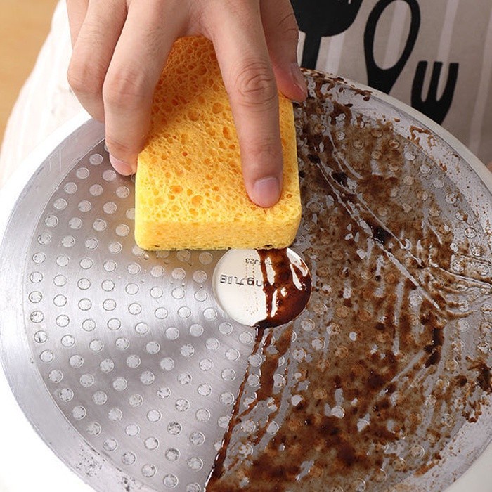 Jual busa spon cellulose wood pulp cuci piring sponge sikat panci alat ...