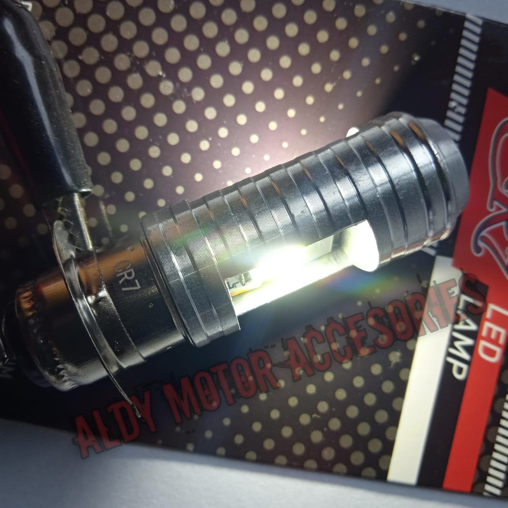 Jual LAMPU LED UTAMA DEPAN 2LED MOTOR BEBEK DAN MATIC SOKET H6 LED 2 sisi PNP PUTIH | Shopee ...