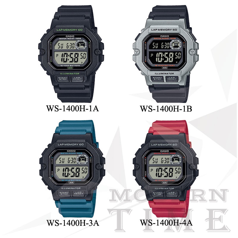 Jual Casio WS-1400H Series : Jam Tangan Pria - Digital | Shopee Indonesia