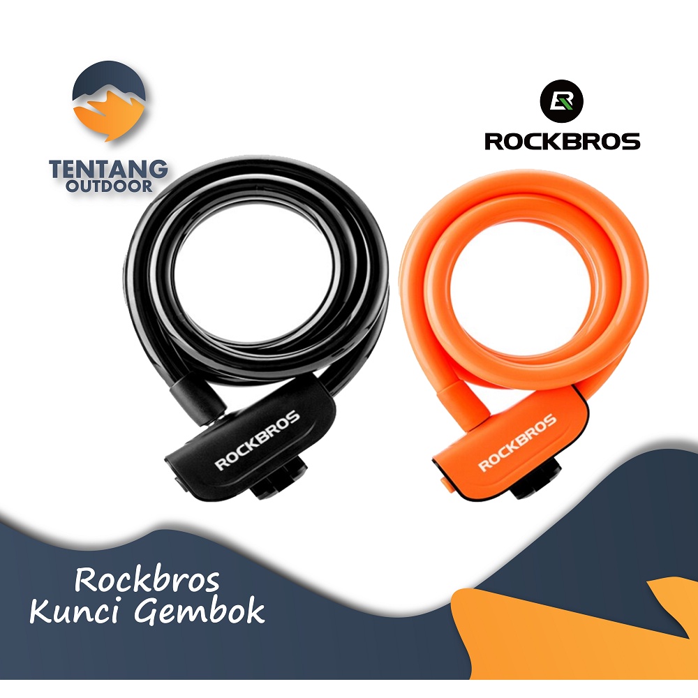 Jual Kunci Gembok Sepeda ROCKBROS RKS515 Bicycle Motorcycle Lock ...