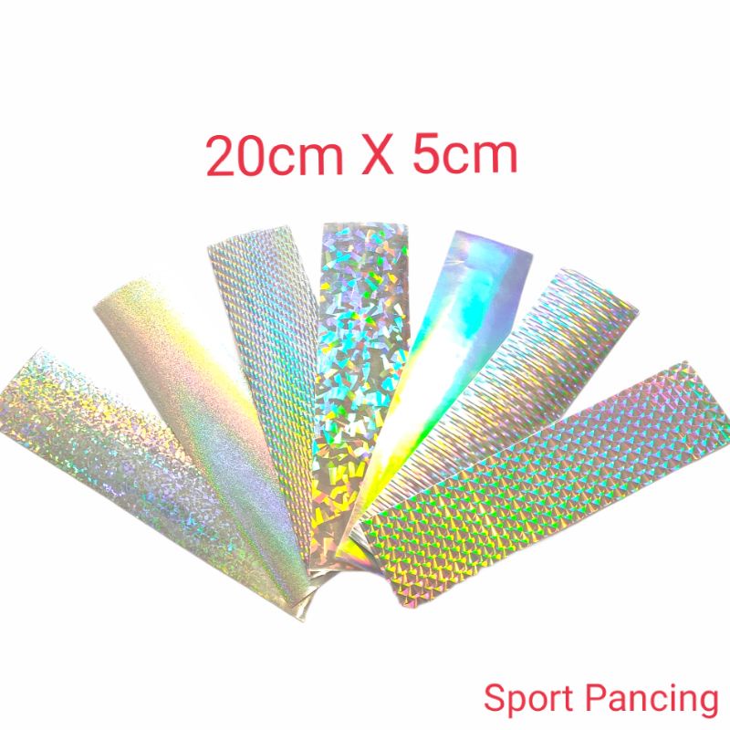 Jual STIKER STICKER HOLOGRAM 20CM X 5CM UNTUK UMPAN METAL JIG & MINNOW ...