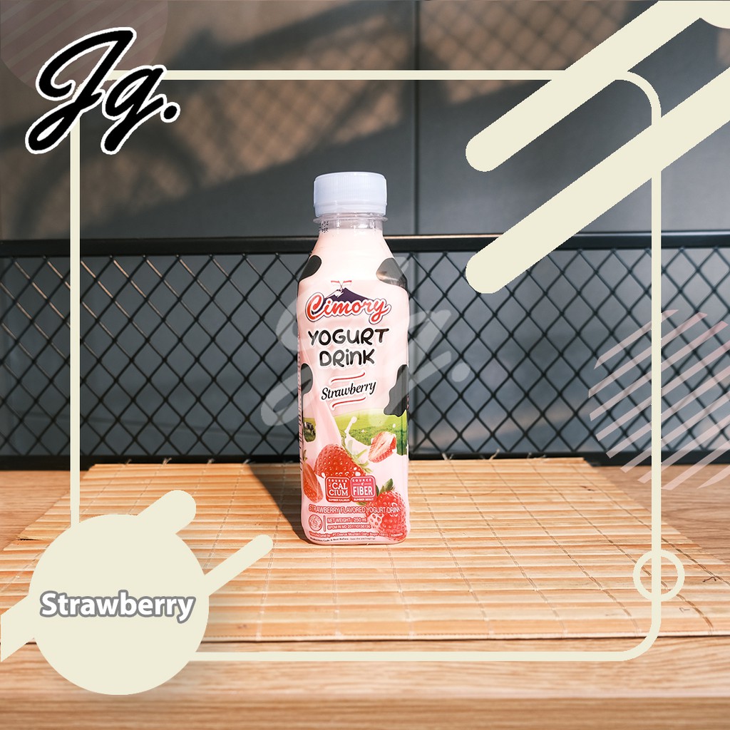 Jual CIMORY YOGURT DRINK 250ml - STRAWBERRY | Shopee Indonesia