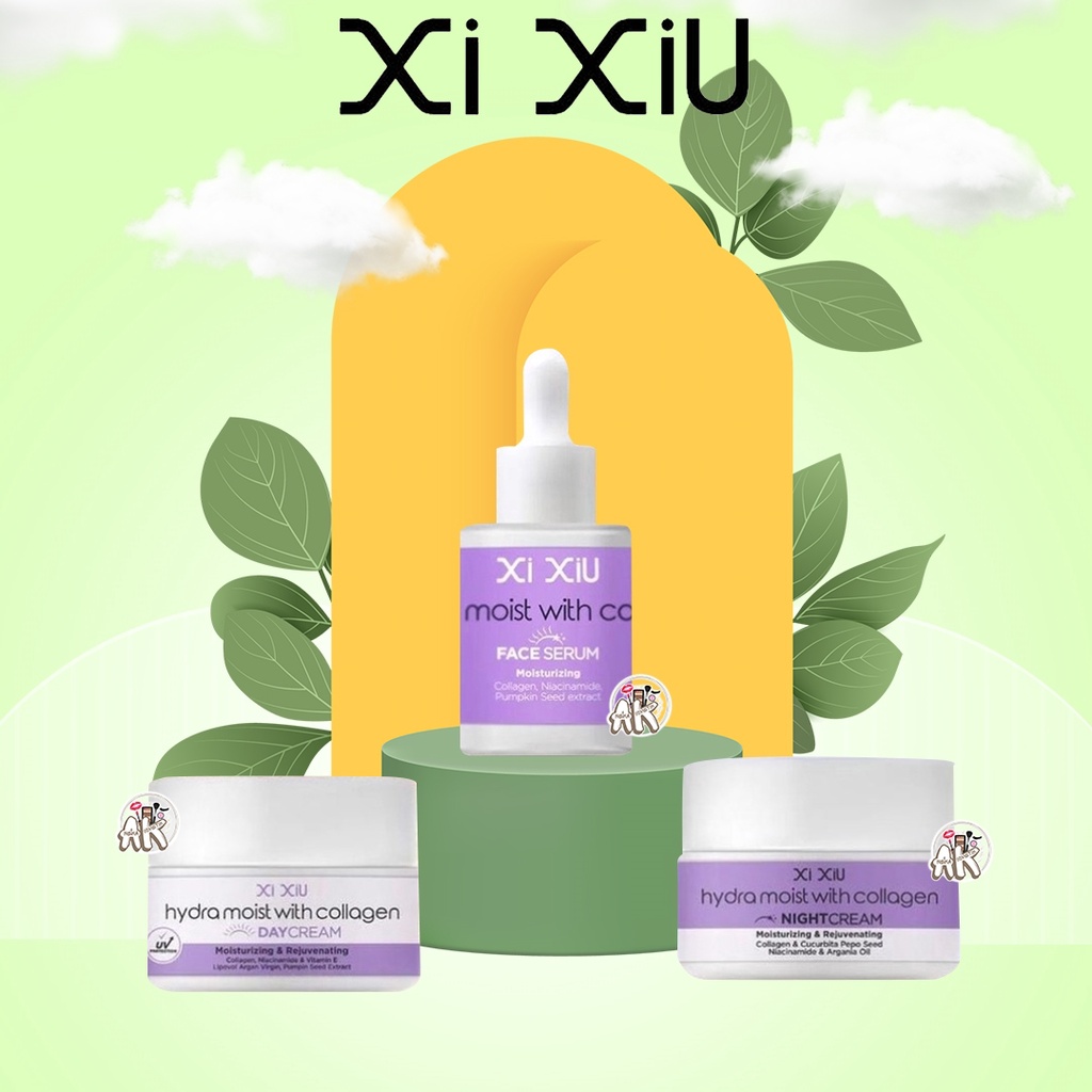Jual XI XIU HYDRA MOIST WITH COLLAGEN SERIES ( CREAM DAY / CREAM NIGHT ...