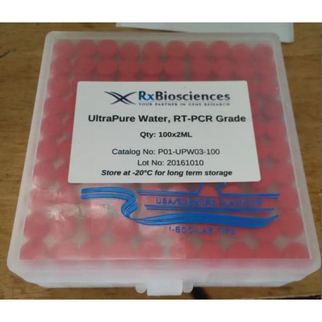 Jual Ultrapure / Ultra Pure Water , RT- PCR Grade 2ml RxBiociences ...