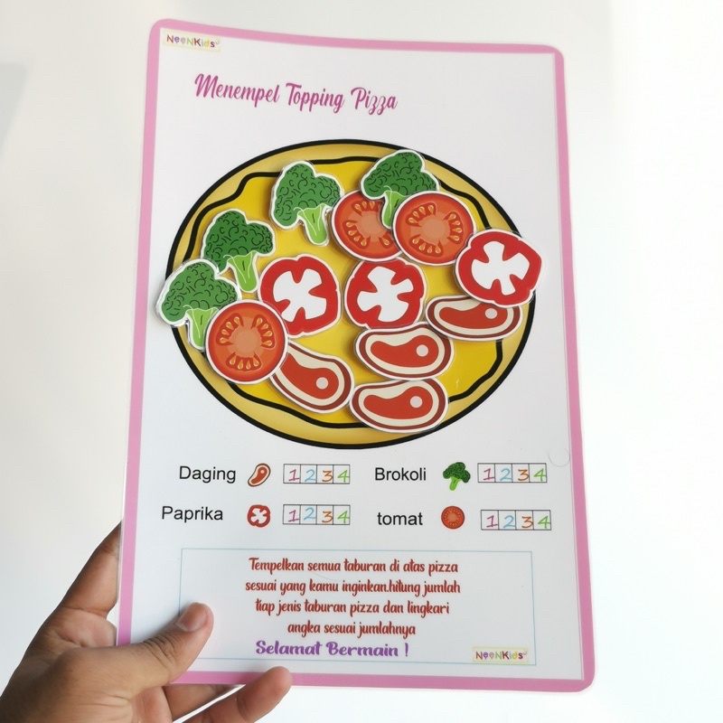 Jual Dodomart Mainan Montessori Menempel Puzzle Edukasi Anak Paud ...