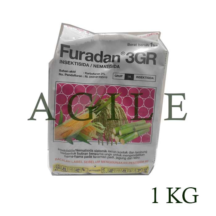 Jual FURADAN 1KG racun/insektisida hama media tanam/pembasmi rayap ...
