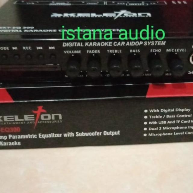 Jual Parametrik SKELETON SKT-EQ300 Bluetooth USB-SD-karaoke with equalizer 6K9 | Shopee Indonesia