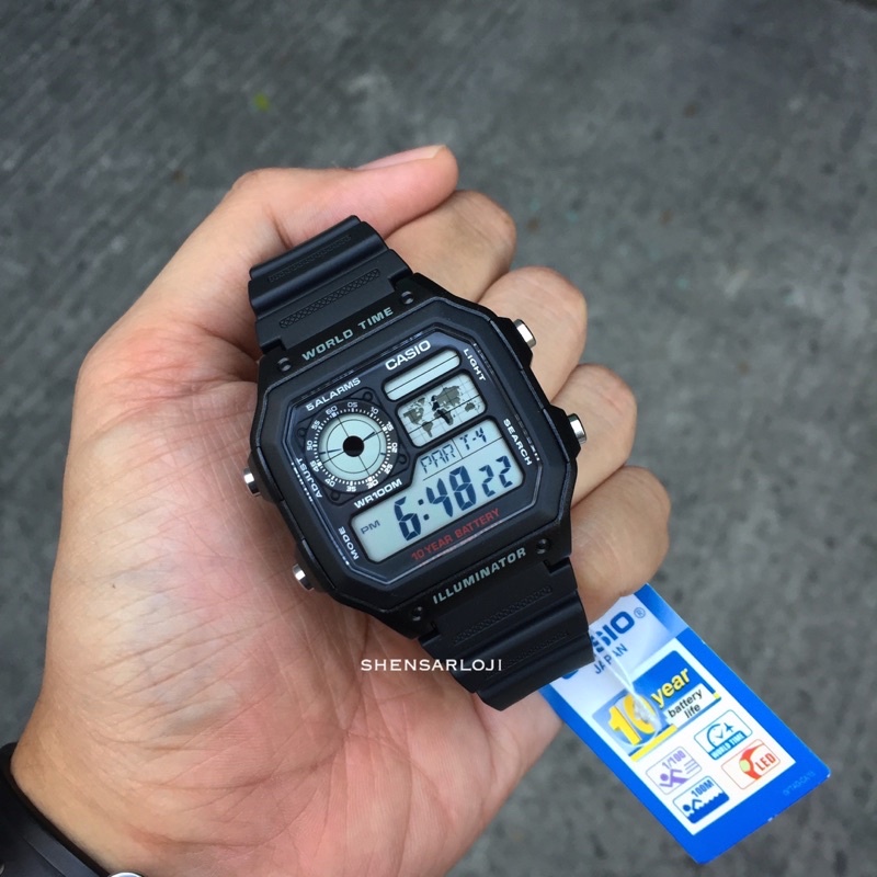 Jual Casio Youth Series AE-1200WH Original | Shopee Indonesia
