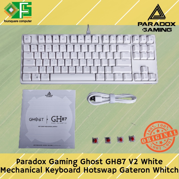 Jual Keyboard Mechanical Paradox Gaming Ghost GH87 V2 Hotswap Gateron ...