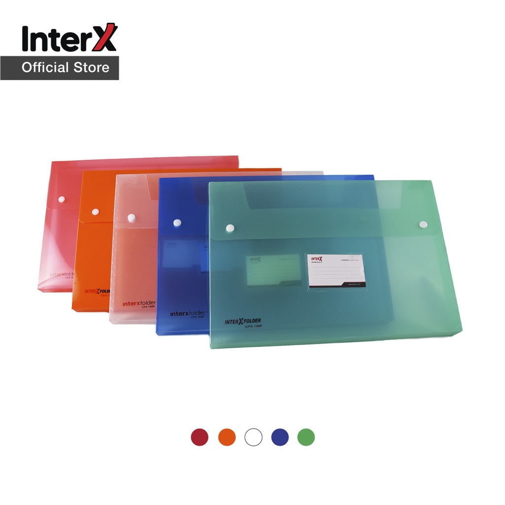 Jual InterX Folder Carry File 3cm Map Arsip w/ Kartu Nama / Penyimpanan ...