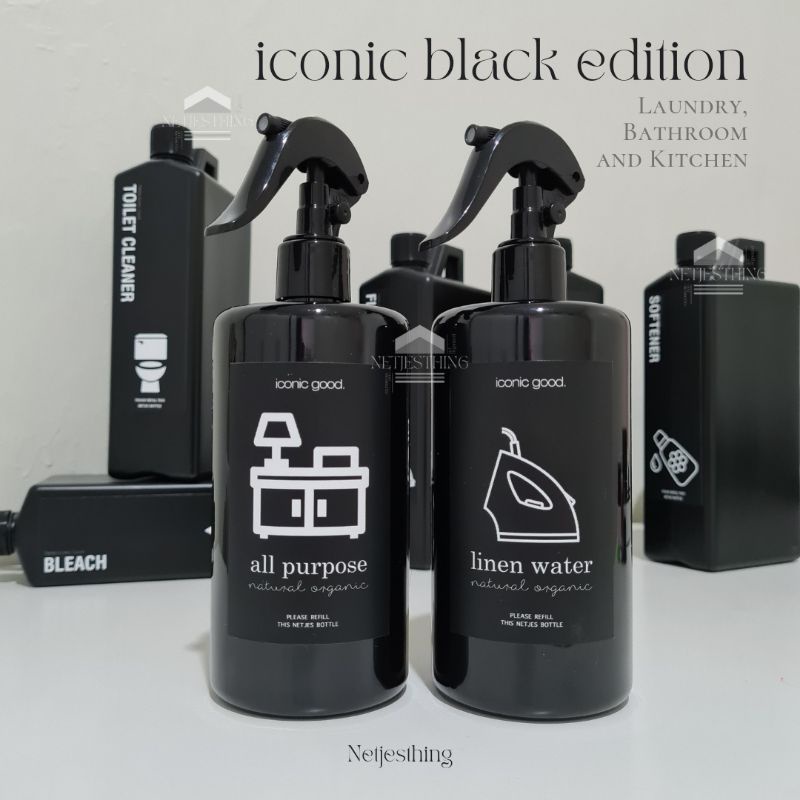 Jual Botol Refill Laundry Detergent Aesthetic Spray - Iconic Black ...