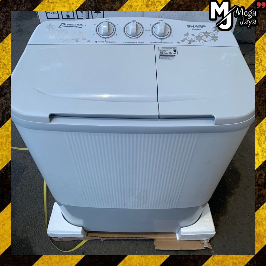 Jual MESIN CUCI SHARP ES-T80MW / SHARP ES-T80MW / KAPASITAS 8 KG ...