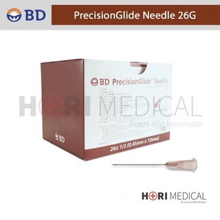 Jual BD Precision Glide / BD Needle isi 100'S 18G 23G 30G 24G 25G 26G ...