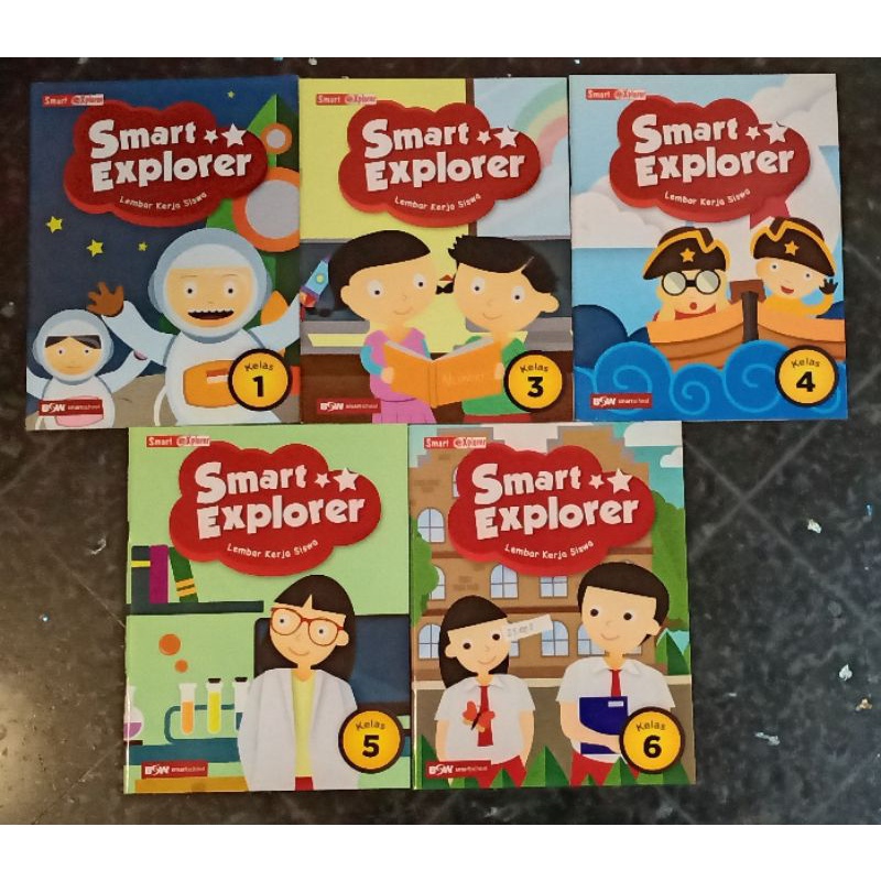 Jual Buku Smart Explorer Lembar Kerja Siswa kelas 1,3,4,5,6, I,III,IV,V,VI, Sd, Bsw smart school ...