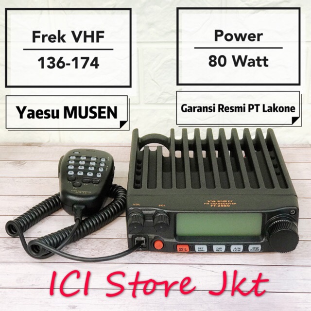 Jual Radio Rig Yaesu FT 2980 Original Garansi Resmi | Shopee Indonesia