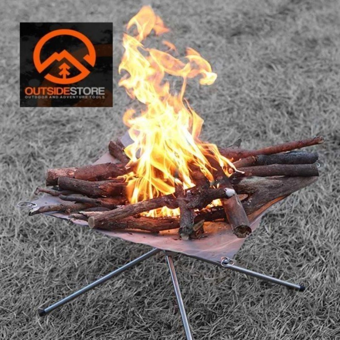 Jual Tempat Api Unggun Wadah Alat Portable Outside Stand Camping ...