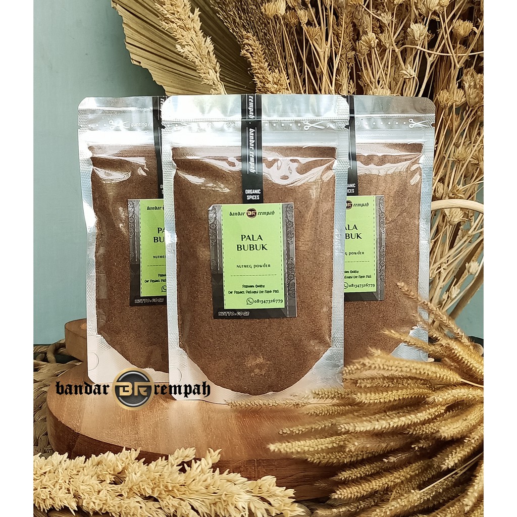 Jual PALA BUBUK (NUTMEG POWDER) | Shopee Indonesia