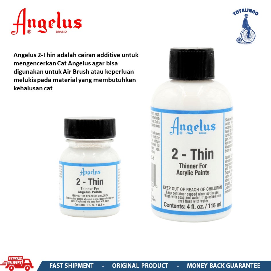Jual Angelus 2 Thin / 2-Thin Thinner Pengencer Cat Kulit Leather ...