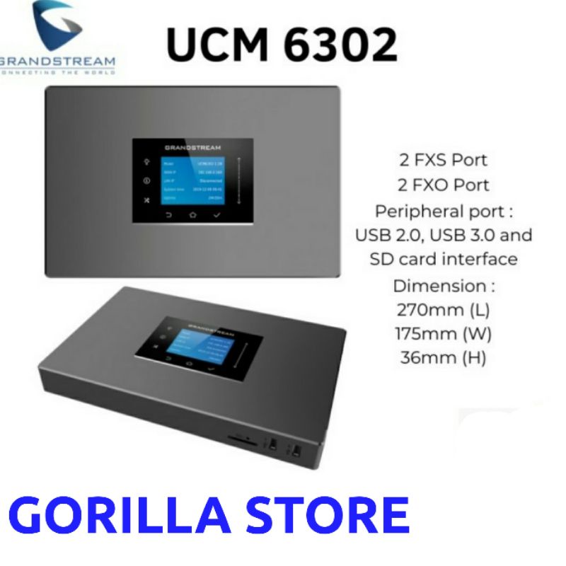 Jual Grandstream UCM6302 IP PBX Series | Shopee Indonesia