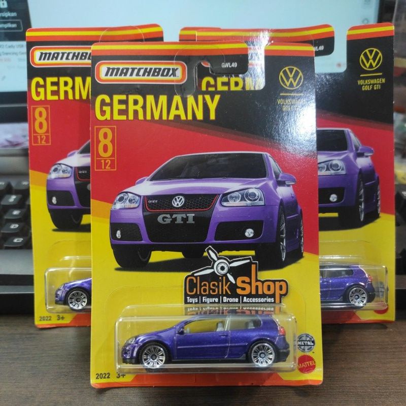 Jual Matchbox Germany VW Volkswagen Golf GTI new Arrival 2022 | Shopee ...
