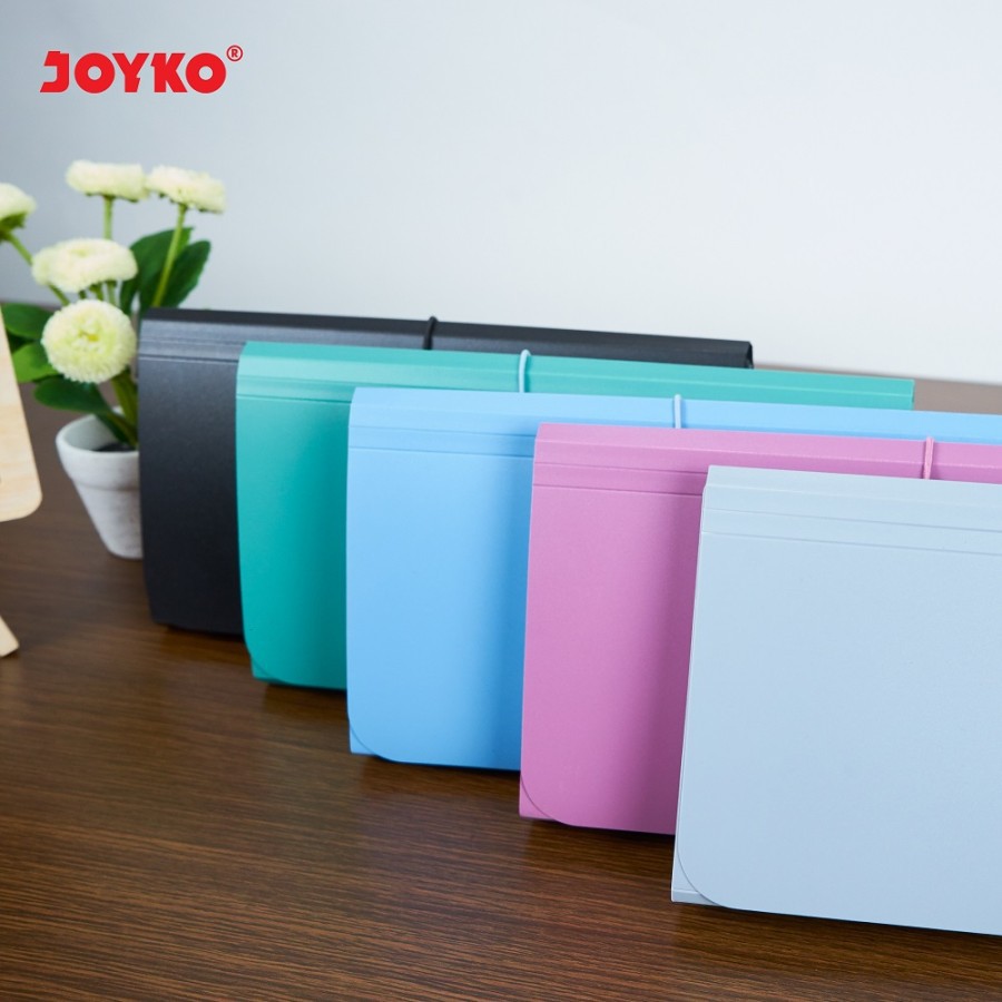 Jual Joyko Expanding File EF-1426 (Giro) Hitam / Biru / Pink / Hijau ...