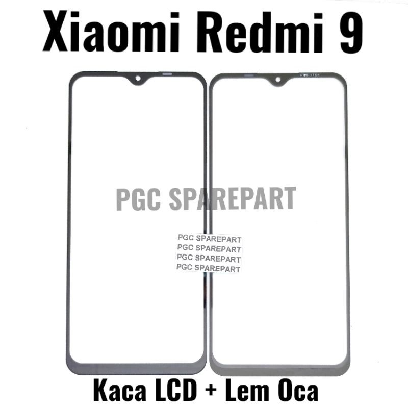 Jual Original Kaca Luar LCD Glass Plus Lem Oca Xiaomi Redmi 9 | Shopee Indonesia