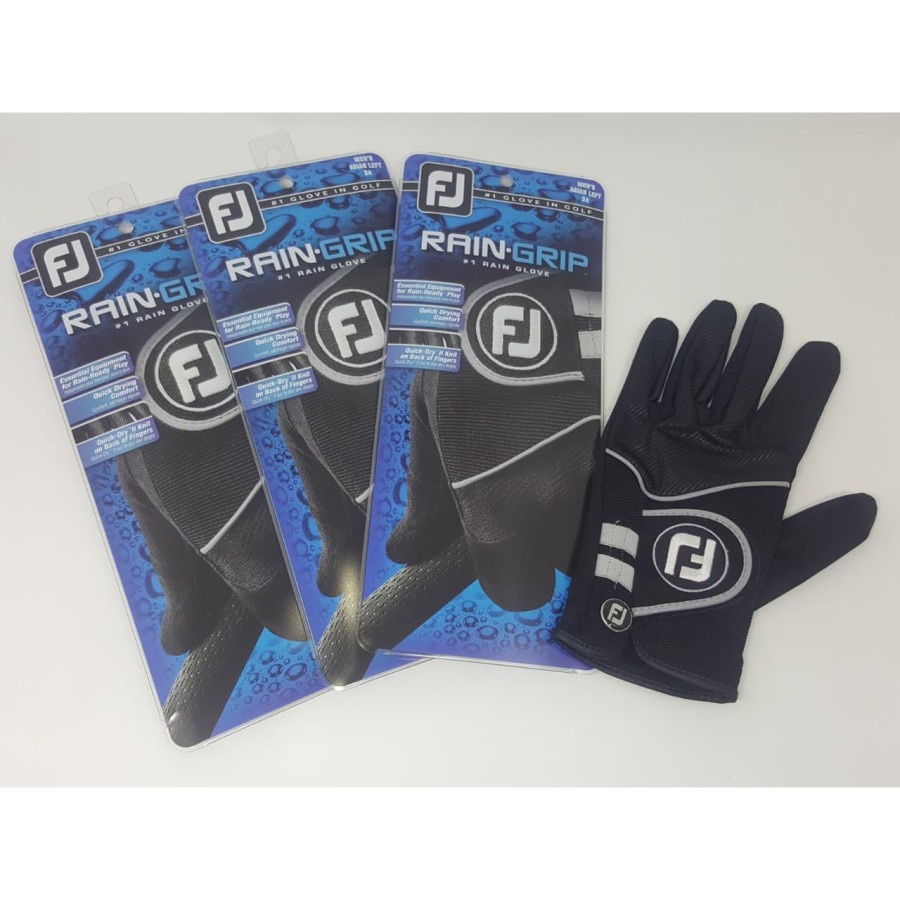 Jual Golf Glove Foot Joy Rain Grip Black Sarung Tangan Original | Shopee Indonesia