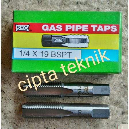 Jual Hand Tap Pipa SKC 1/4 inchi X 19 BSPT Tap Ulir Nepple | Shopee Indonesia