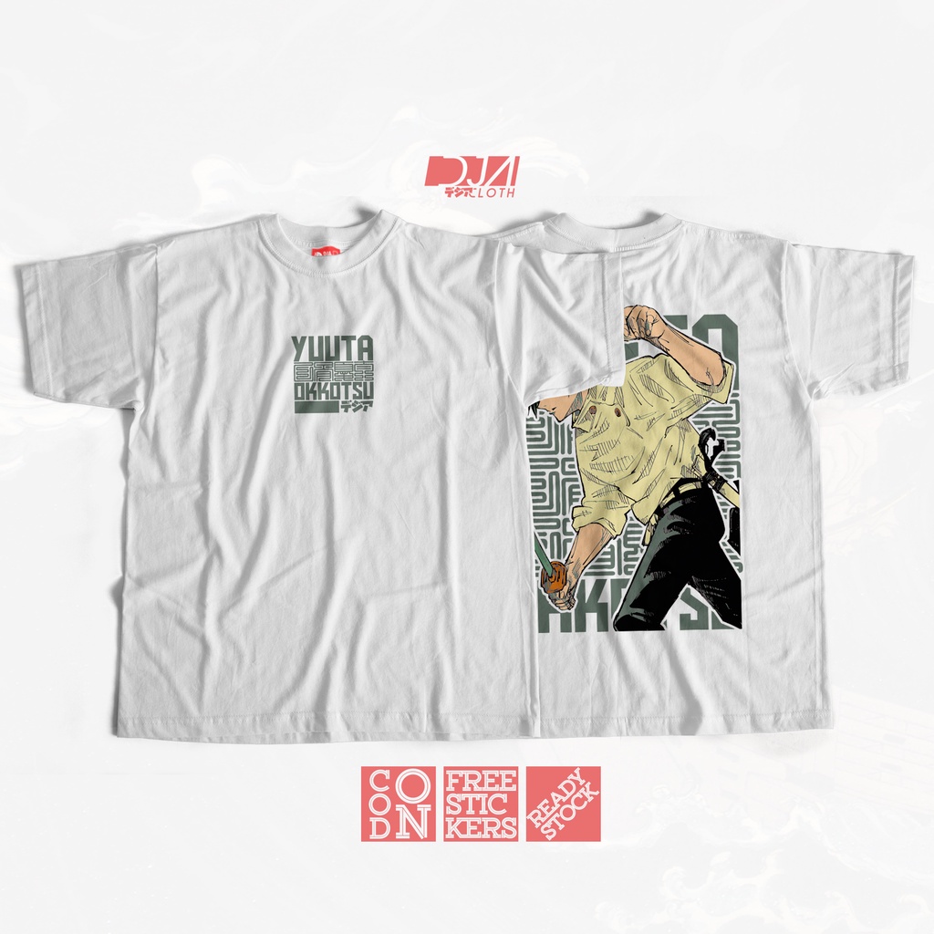 Jual Kaos YUTA OKKOTSU JUJUTSU KAISEN GOJOU SATORU ITADORI SUKUNA BAJU ...