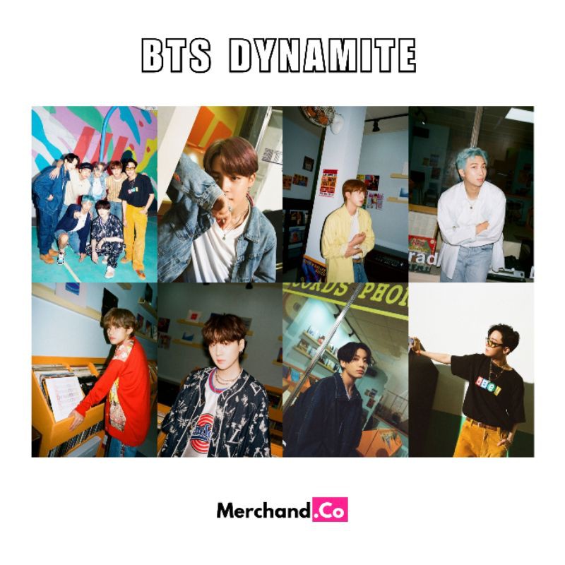 Jual (8 pcs) A5 POSTER DINDING AESTHETIC / BTS / DYNAMITE / POSTER MINI ...