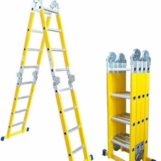 Jual Tangga Lipat Fiberglass Multipurpose 7 meter Forza Tangga Anti ...