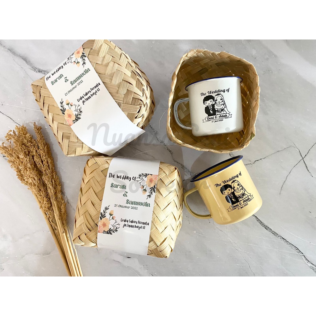 Jual Souvenir Pernikahan Gelas Mug Jadul Enamel Gelas Mug Vintage Gelas ...