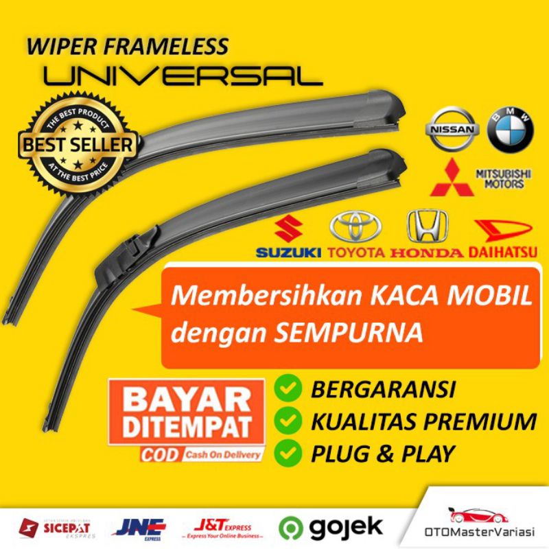 Jual WIPER KACA DEPAN MOBIL AVANZA XENIA 2005 2007 2008 2009 2010 2011 UKURAN 20" 16" | Shopee ...