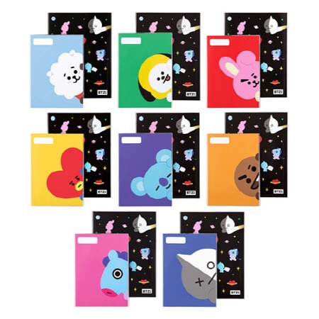 Jual BT21 SCHOOLING NOTE SET | Shopee Indonesia