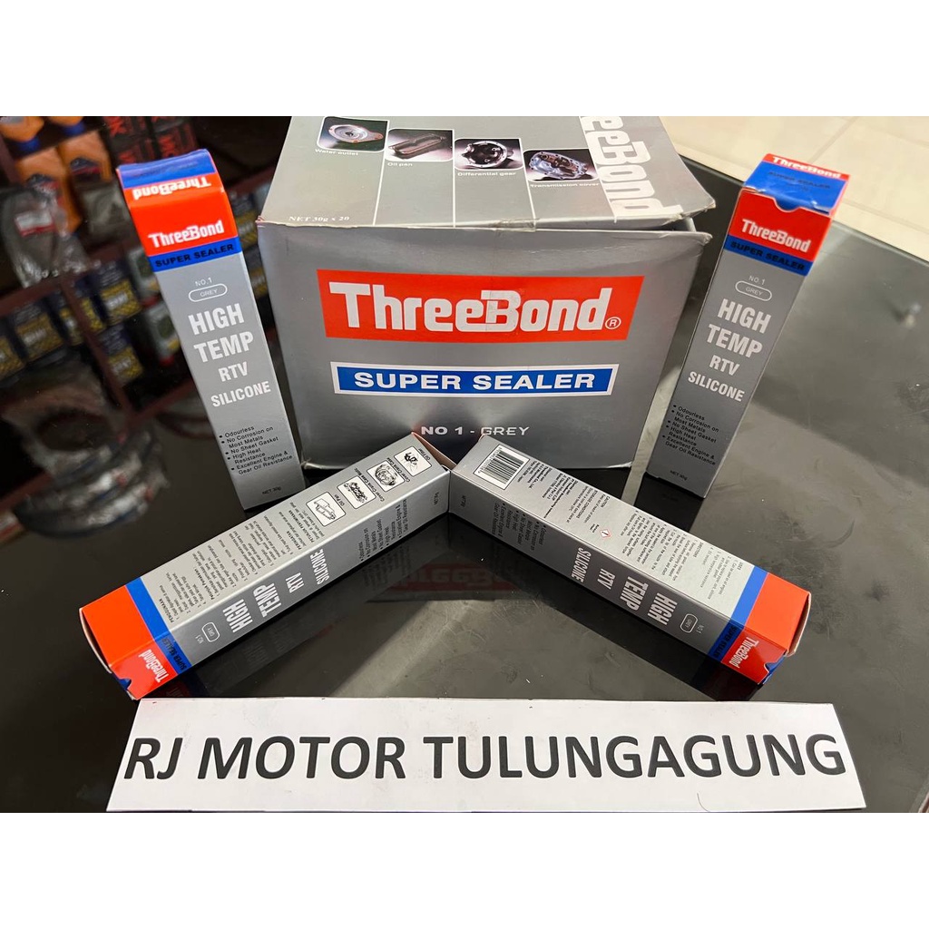 Jual Lem Gasket Threebond High Temp RTV Silicone No. 1 Grey, 30 gr ...