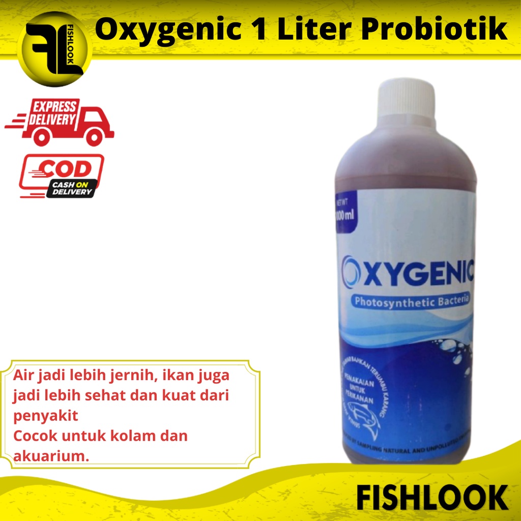 Jual Oxygenic 1 Liter Probiotik Bakteri Starter Kolam Akuarium ...