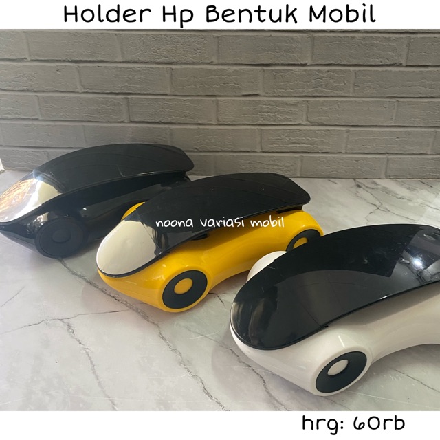 Jual holder hp mobil bentuk mobil unik tempat hp gps di mobil | Shopee ...
