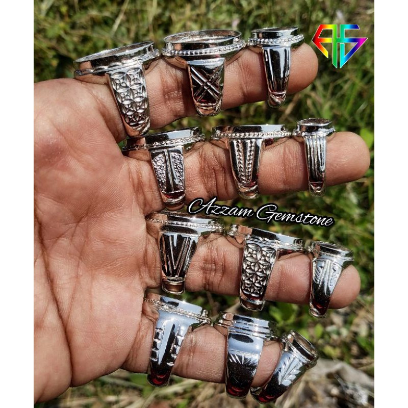 Jual Grosir Cincin Ring Emban Alpaka Super Model T Kwanjin Tanam Harga ...