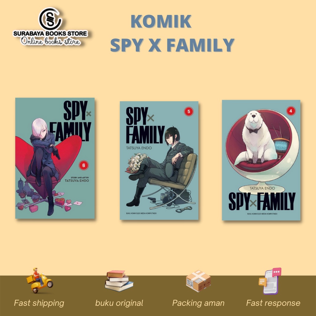 Jual KOMIK SPY X FAMILY // TATSUYA ENDO | Shopee Indonesia
