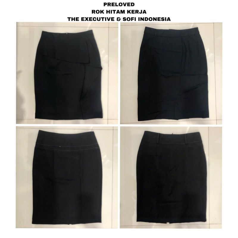 Jual PRELOVED Rok Hitam Span / Rok Kerja Hitam Formal The Executive dan ...
